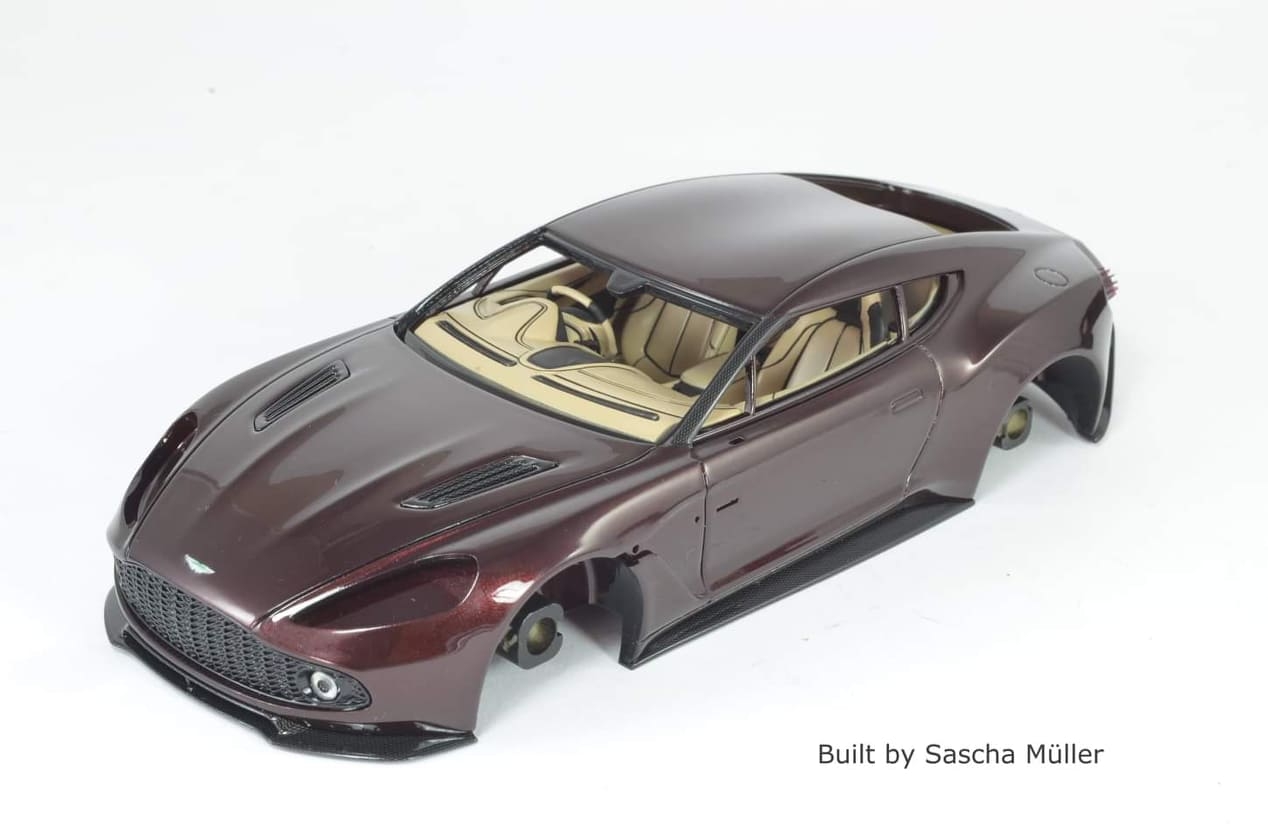1/24 Scale Model Car Kit Aston Martin Vanquish Zagato Building by Alpha ...