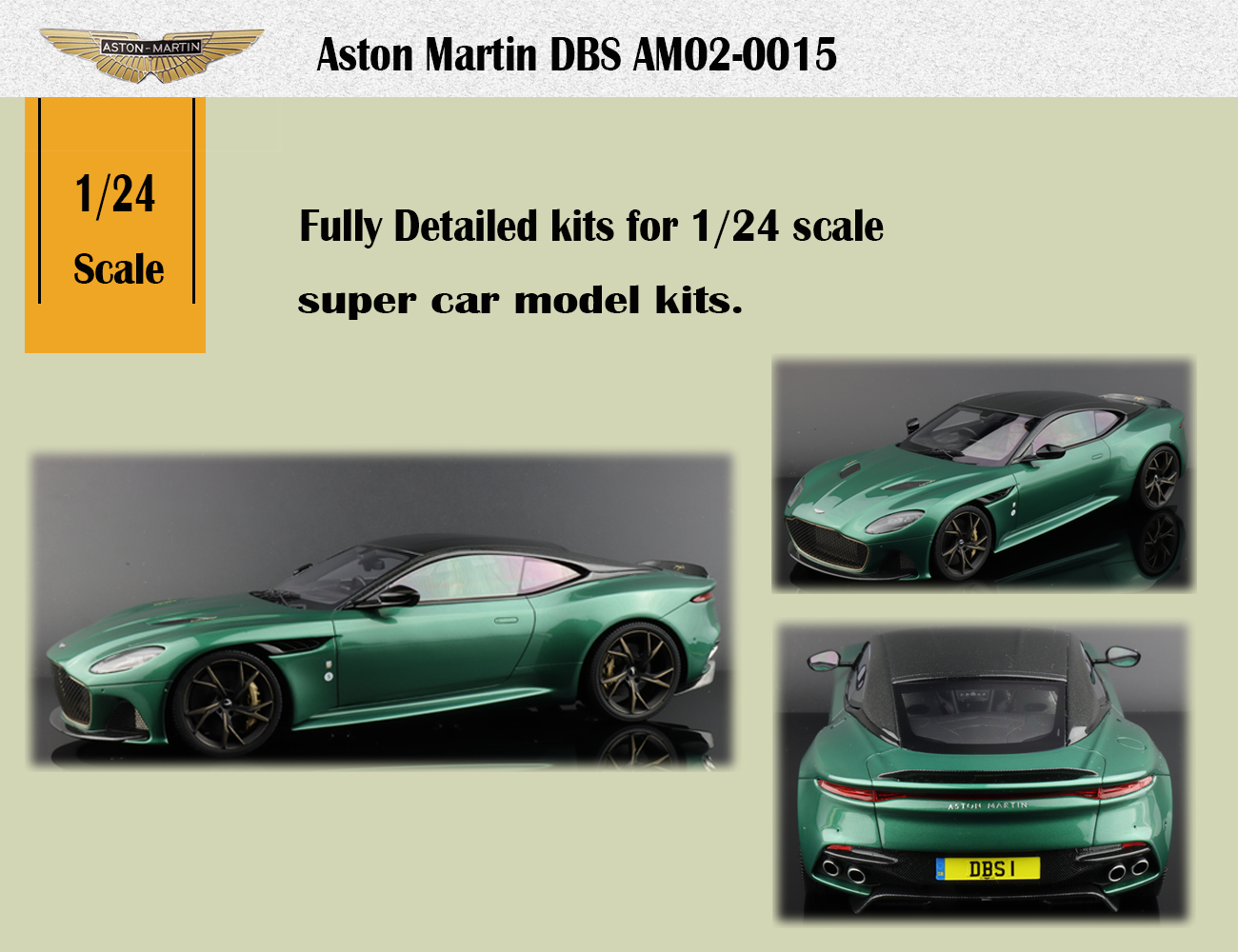 1/24 scale Aston Martin kits-Alpha Model