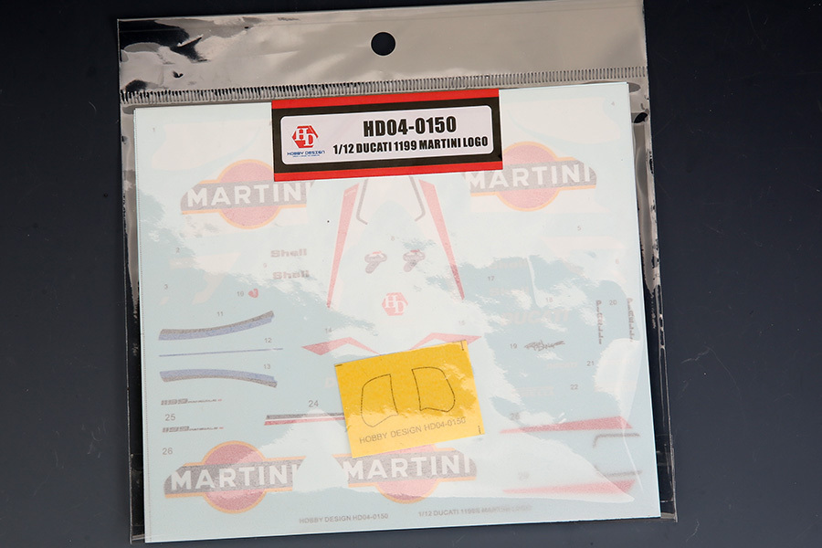 1/12 Scale Model Car Kit Ducati 1199 Martini LOGO-HobbyDesign