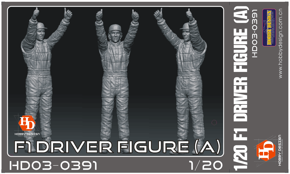 1/20 F1 Driver Figure(A)(HD03-0391)-HobbyDesign