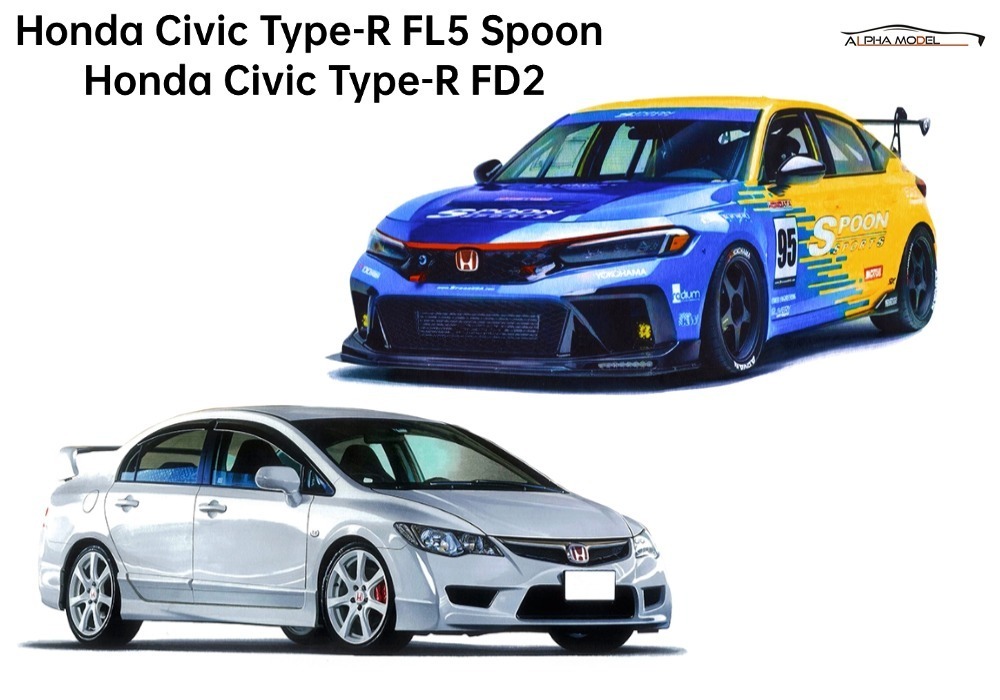 1/24 scale Japanese cars kits-Alpha Model