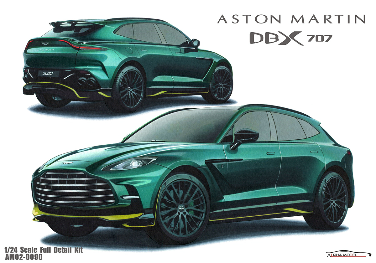 1/24 scale Aston Martin kits-Alpha Model