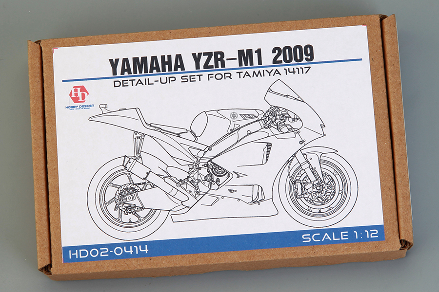1/12 scale model car kit Yamaha YZR-M1 2009 Detail-up Set For Tamiya ...