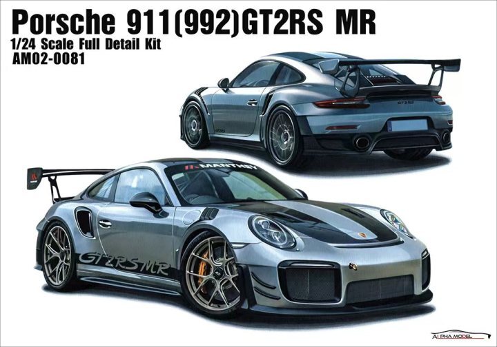 1/24 scale model car kit Porsche 911(992)GT2RS MR-Alpha Model