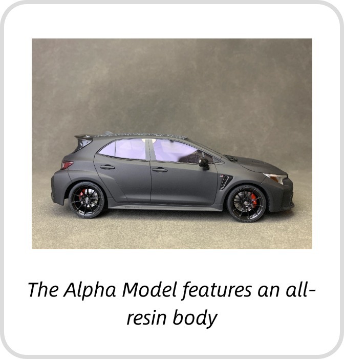 1/24 scale model car kit Toyota GR COROLLA—Alpha Model