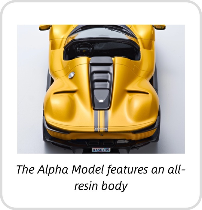 1/24 scale model car kit Ferrari Daytona SP3-Alpha Model