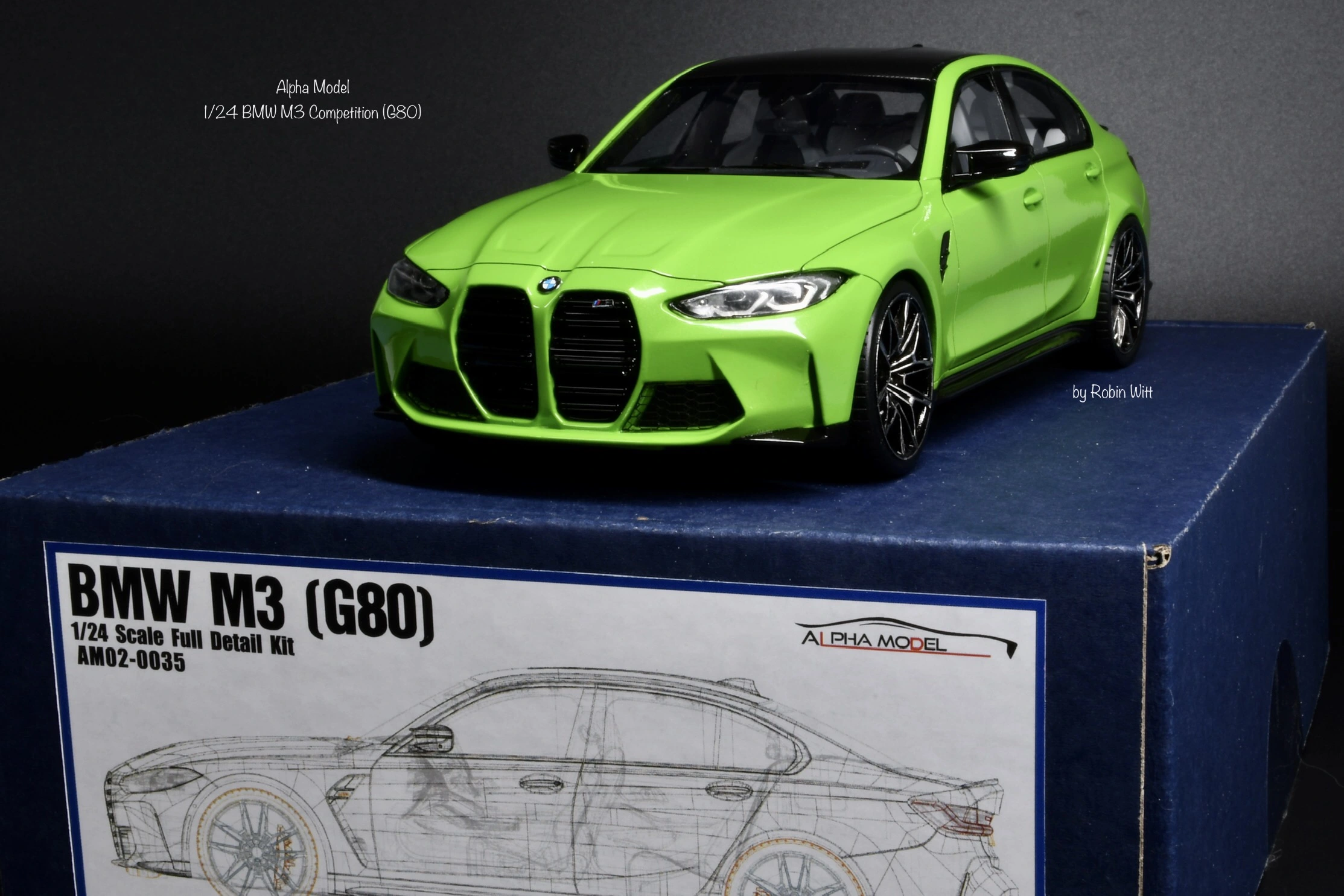 1 24 Scale Model Car Kit BMW M3 G82 Alpha Model