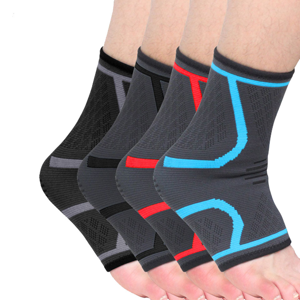 1PCS Sports Ankle Compression Pad Women Gym Fitness Nylon Elastic ...