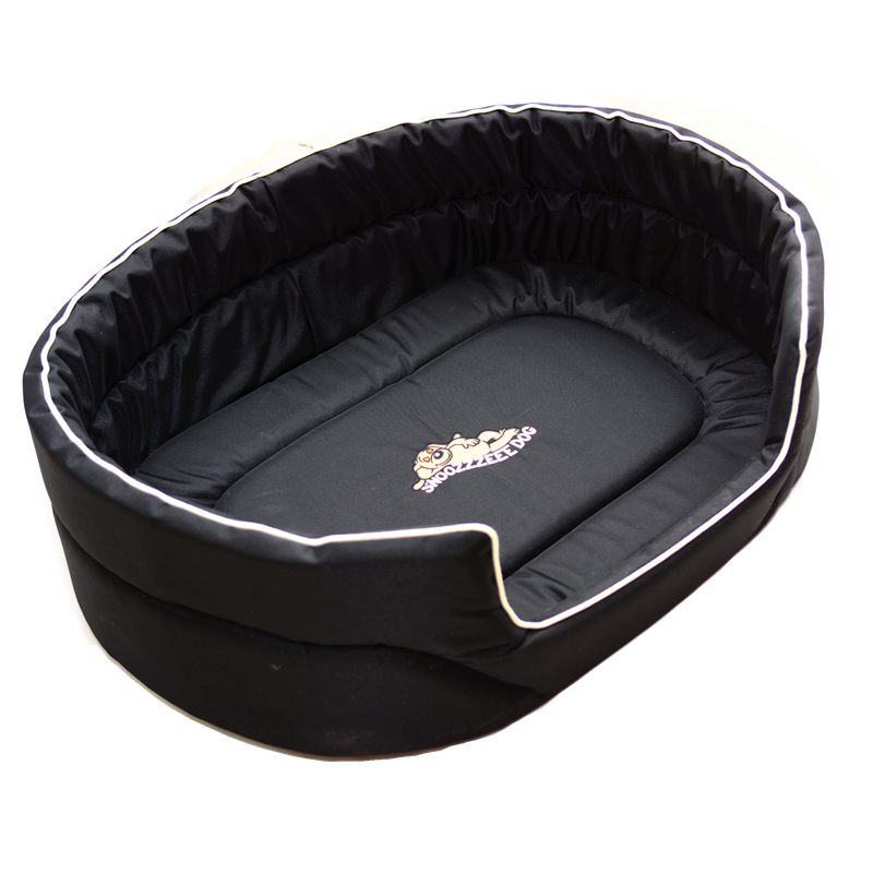 Custom Black Pet Beds for Large Dogs