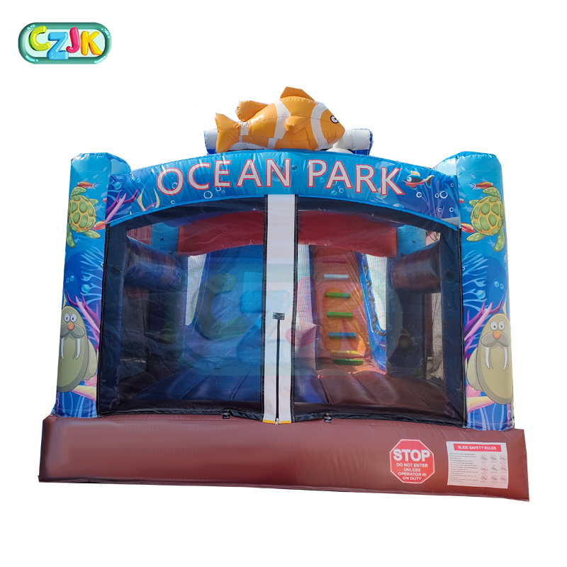 Inflatable Ocean Park Theme seaworld Bounce House