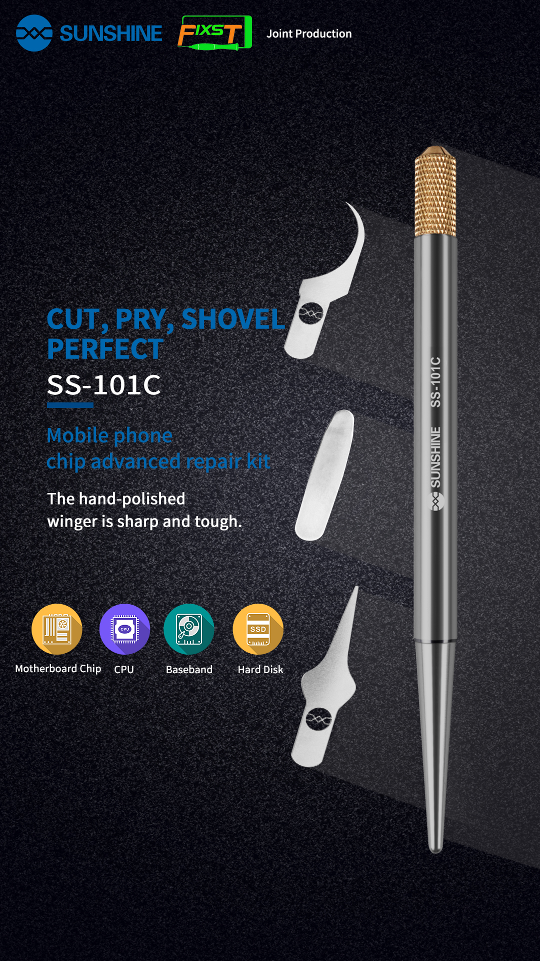 sunshine SS-101C Advanced Repair Kit For Mobile Phone Chip