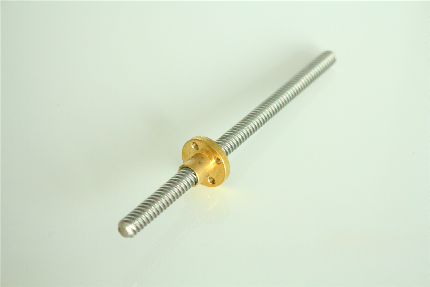 T8 8mm Lead Screw Pitch 2mm,Lead 8mm,Length 300mm & Brass Nut For CNC ...