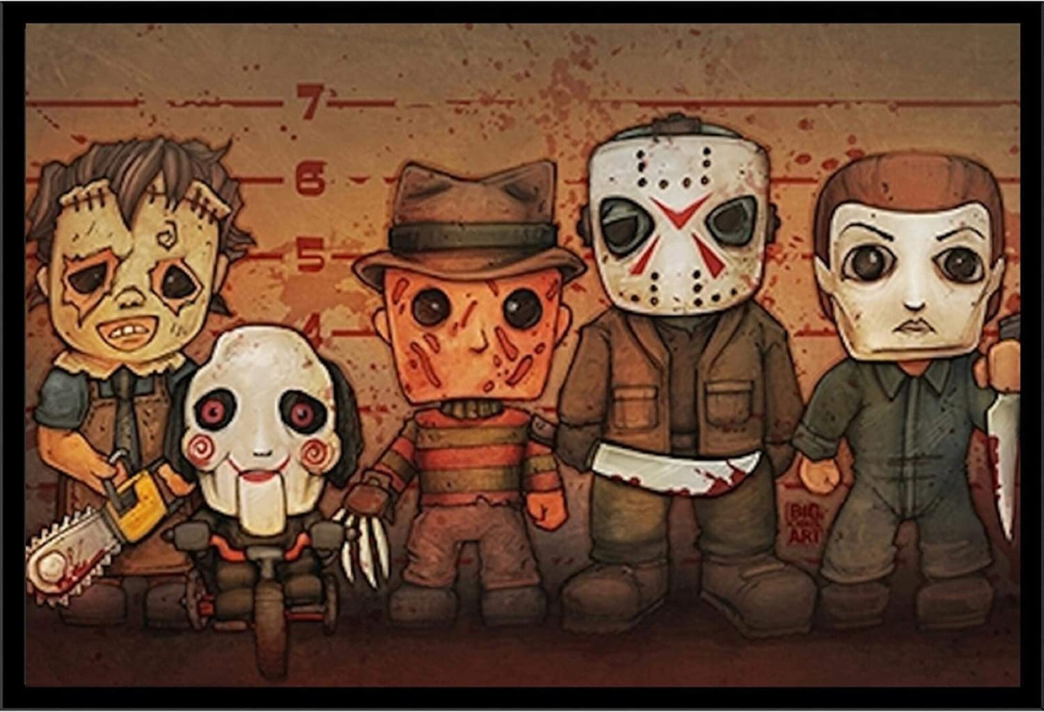 Sunature Horror Movie Character Diamond Painting Full Drill Art Craft ...