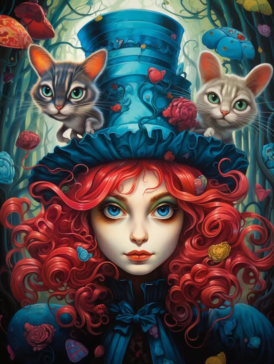 Sunature Diamond Painting Art Full Square Round Drills Girl Rabbit ...