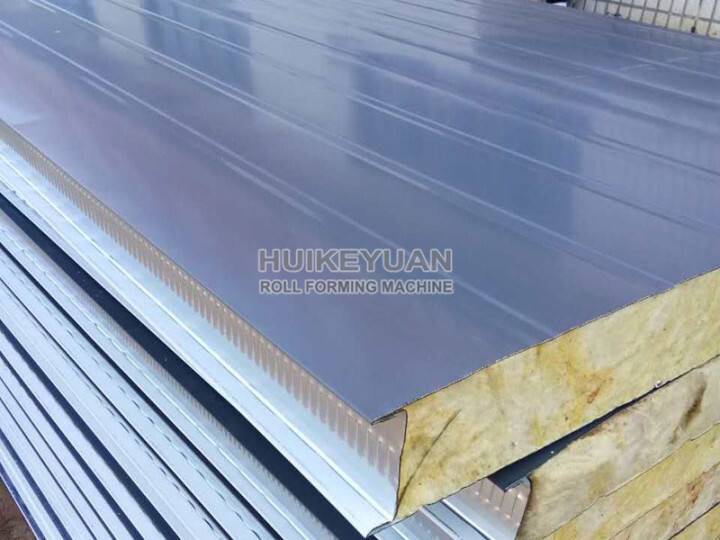 Z Lock EPS and Rock Wool Sandwich Panel Production Line