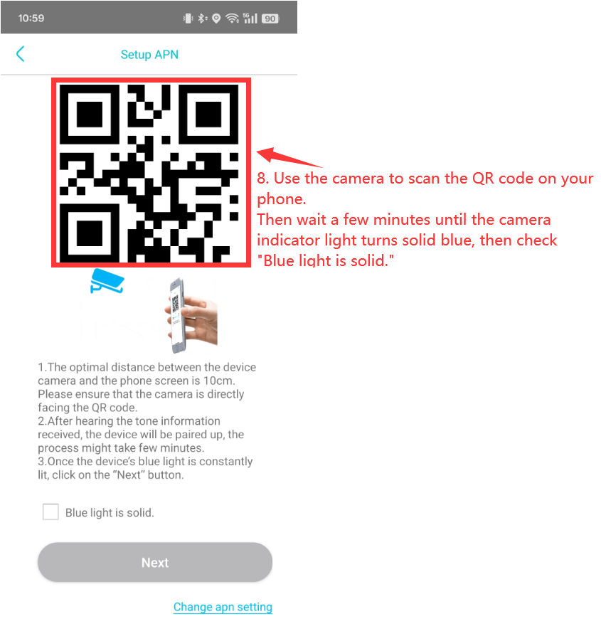 How to use APN to configure the camera in UBox APP?