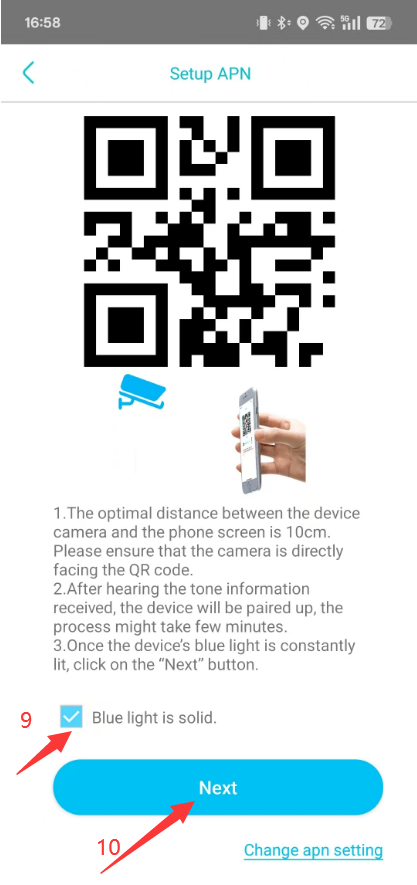 How to use APN to configure the camera in UBox APP?