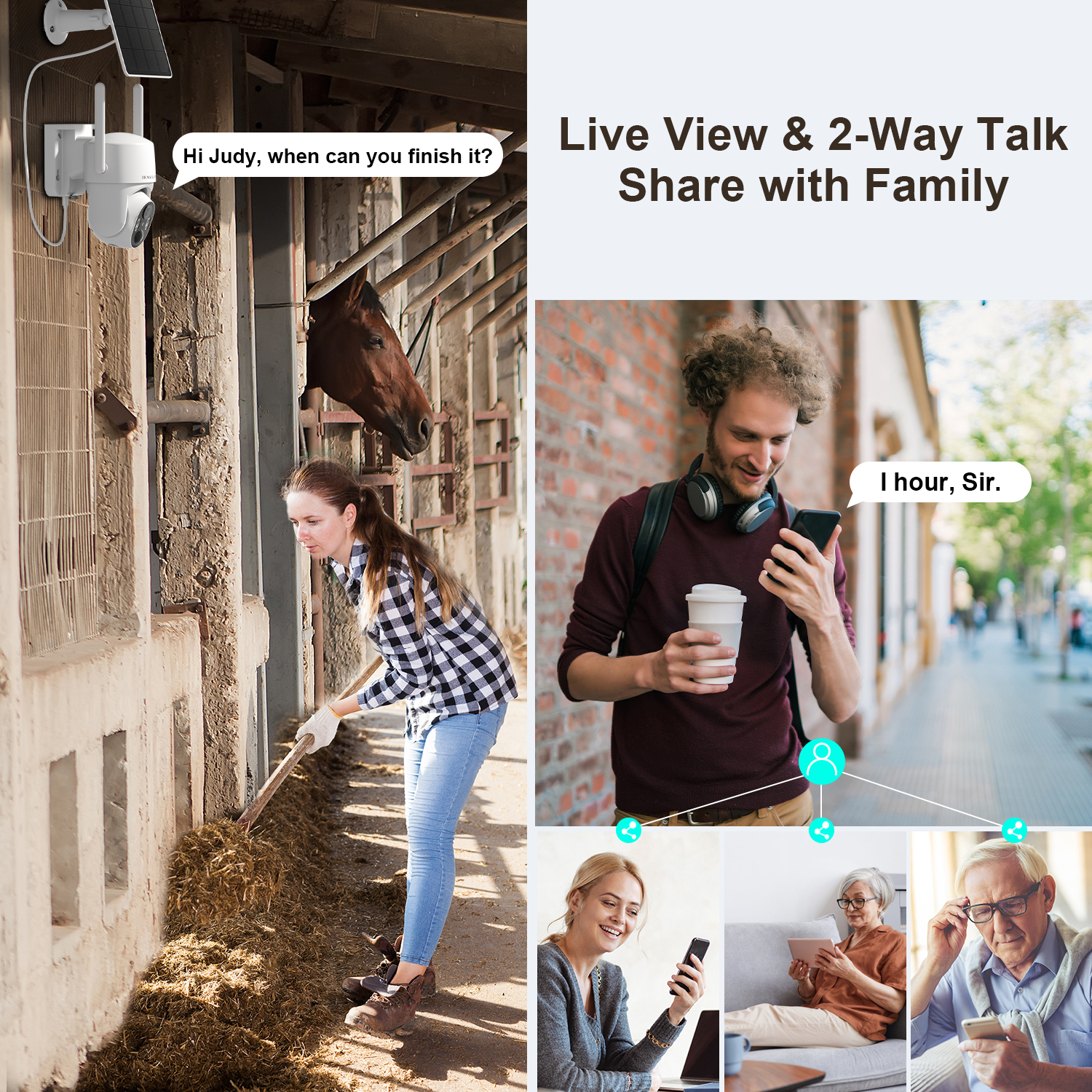 4G LTE Cellular Security Cameras Wireless Outdoor, No WiFi Security ...